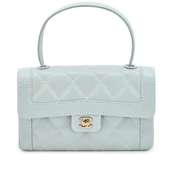CHANEL | Bags | Chanel Light Blue Bag | Poshmark